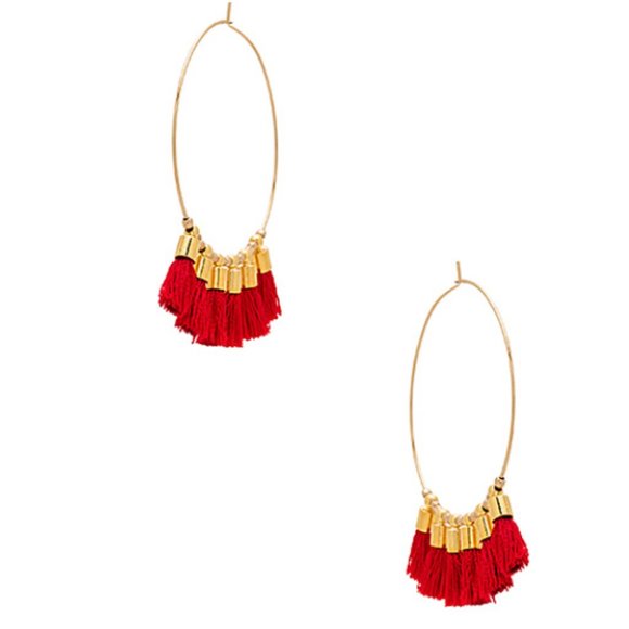 mimi & lu | Jewelry | Mimi Lu Sonia Tassel Earrings | Poshmark